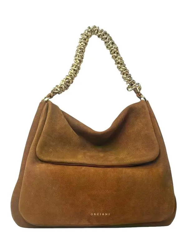 ORTIGNI Large Diana Shoulder Bag - Brown