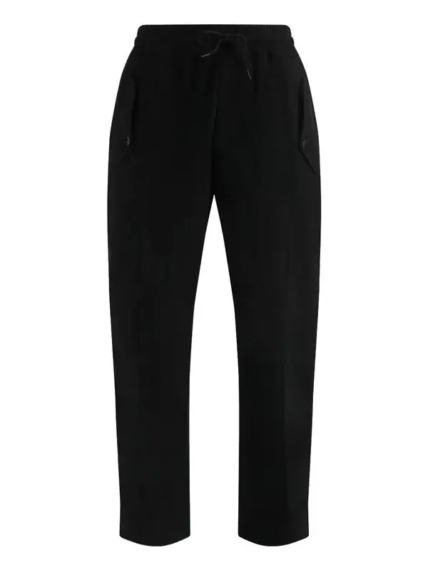 Moschino Drawstring Trousers - Black