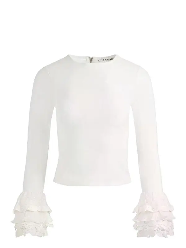 Alice + Olivia Delaina Top - White