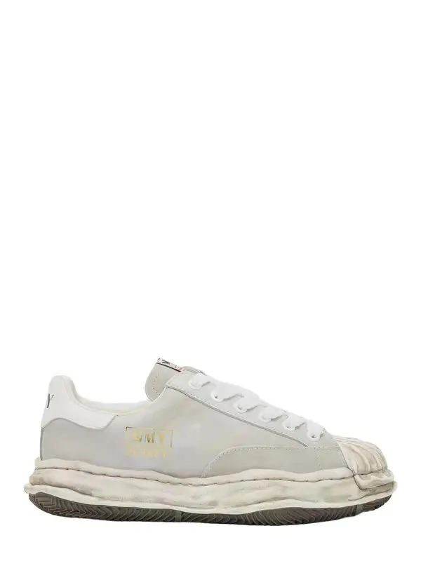Mihara Yasuhiro Blakey Leather Sneakers - Grey