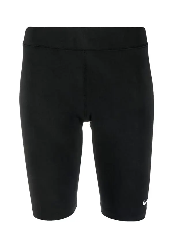Nike Swoosh-logo Bike Shorts - Black
