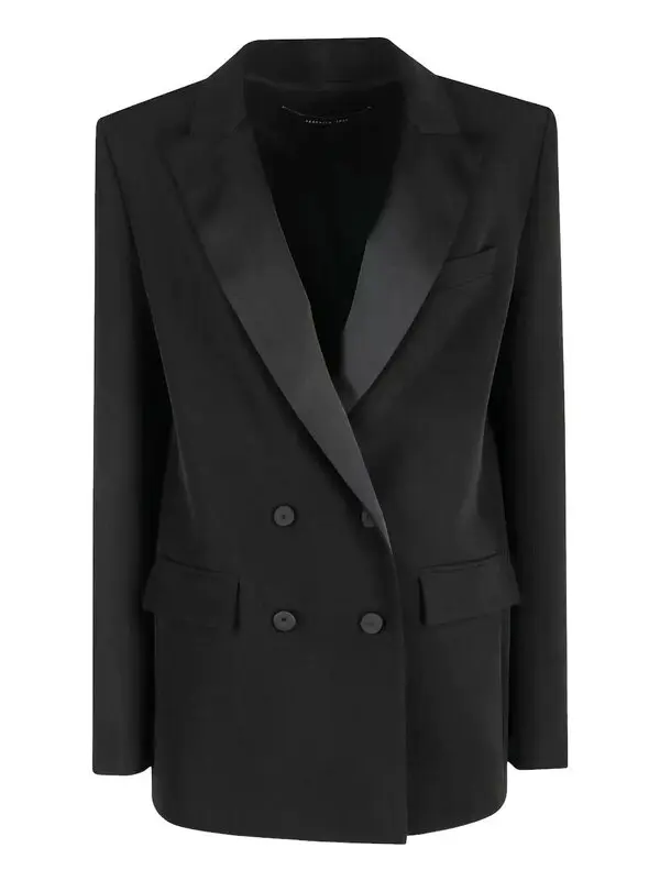 Federica Tosi Double-breasted Jacket - Black