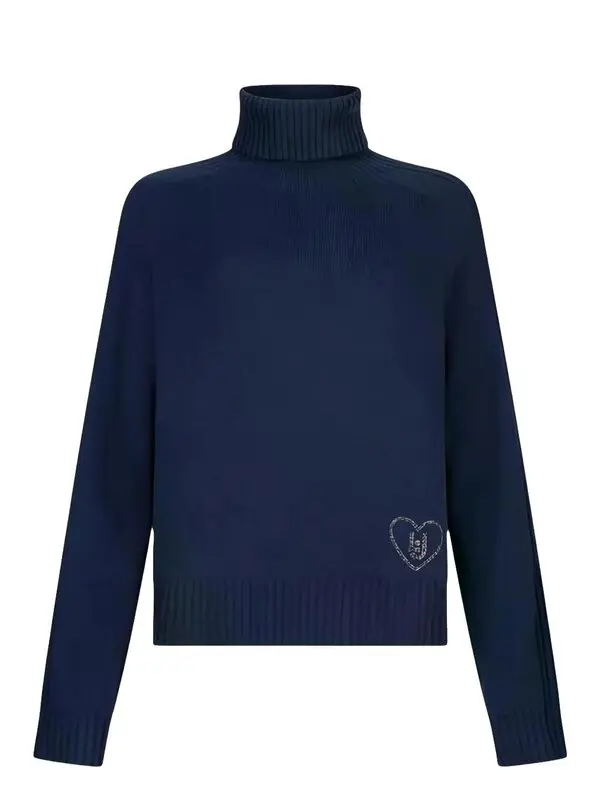 Liu Jo Turtleneck Sweater - Blue