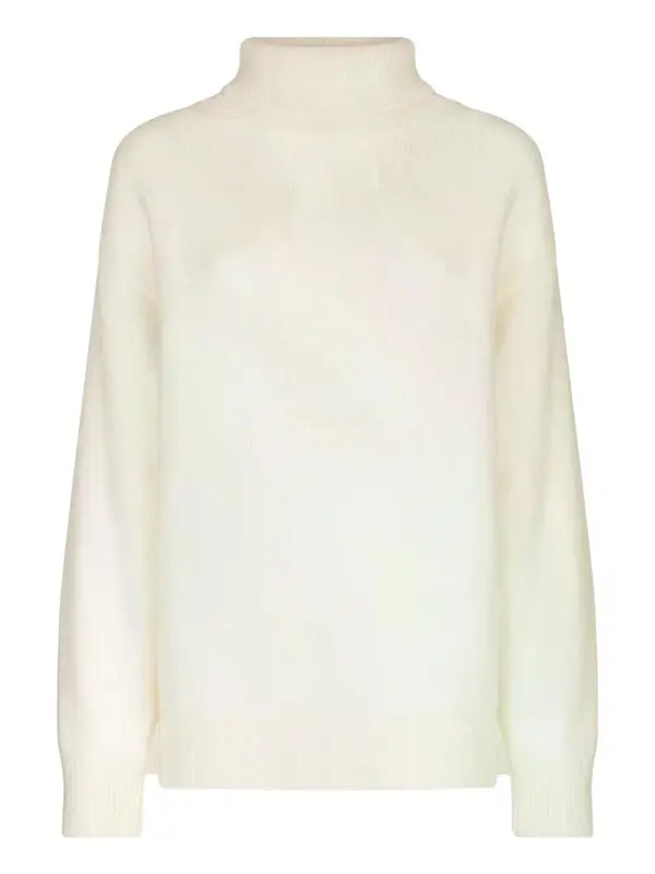 Add Roll-neck Long Sleeve Sweater - Neutrals