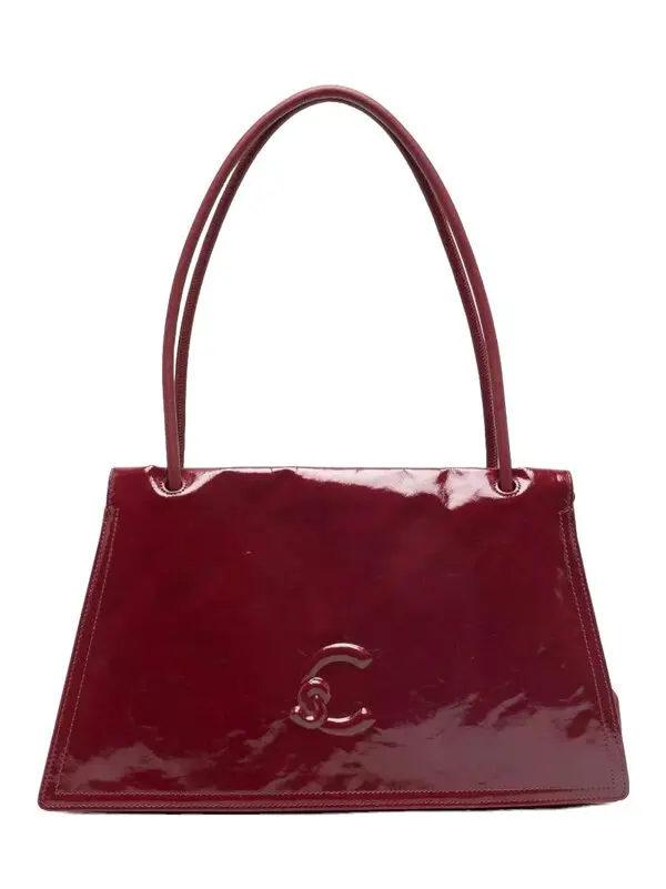 COCCINELLE Logo-embossed Leather Tote Bag - Red