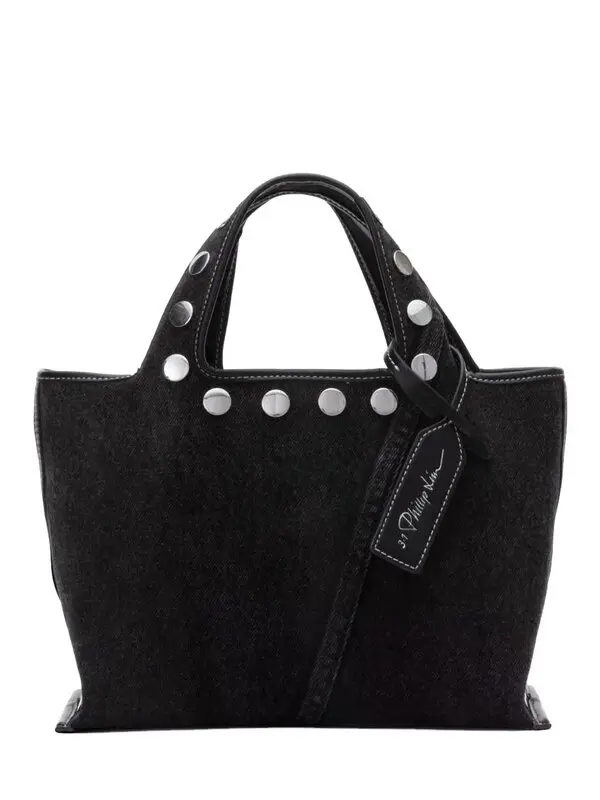 3.1 Phillip Lim Mini Market Denim Tote - Black