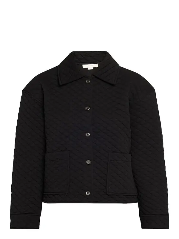 Vince Quilted Boxy Jacket - Black