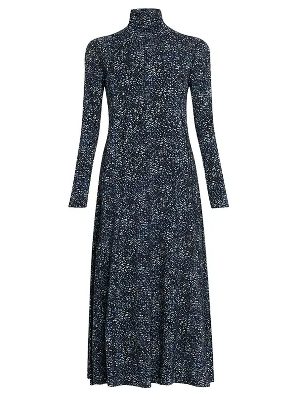 Proenza Schouler Mabel Printed Jersey Maxi Dress - Navy Multi