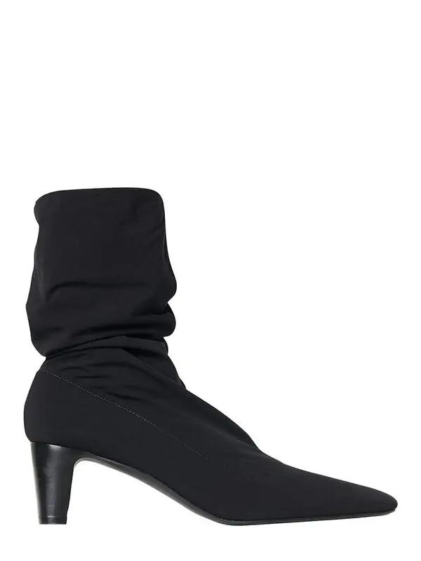 THE ROW Felice Stretch Neoprene Boots - Black