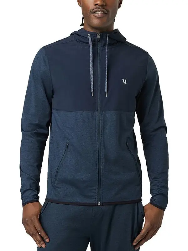 Vuori Sunday Element Hooded Track Jacket - Ink