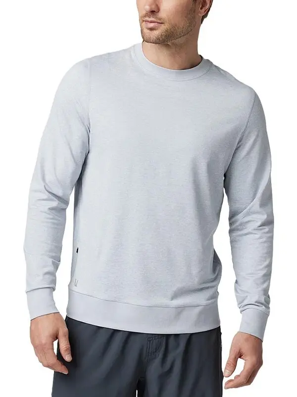 Vuori Ponto Long Sleeve Performance Tee - Platinum