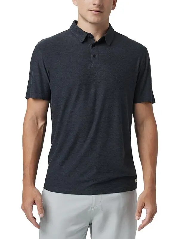 Vuori Strato Tech Polo Shirt - Charcoal Heather