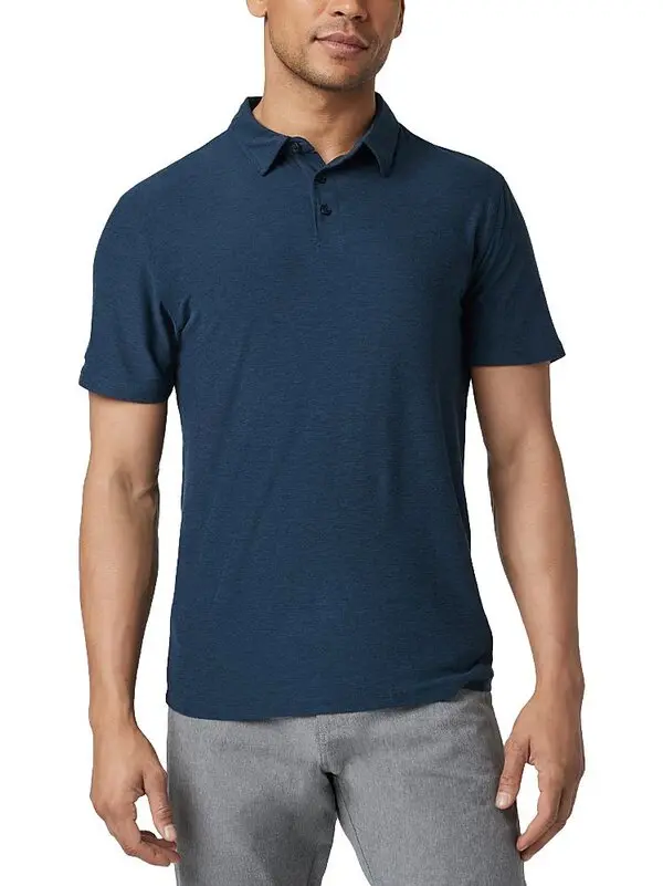Vuori Strato Tech Polo Shirt - Navy Heather