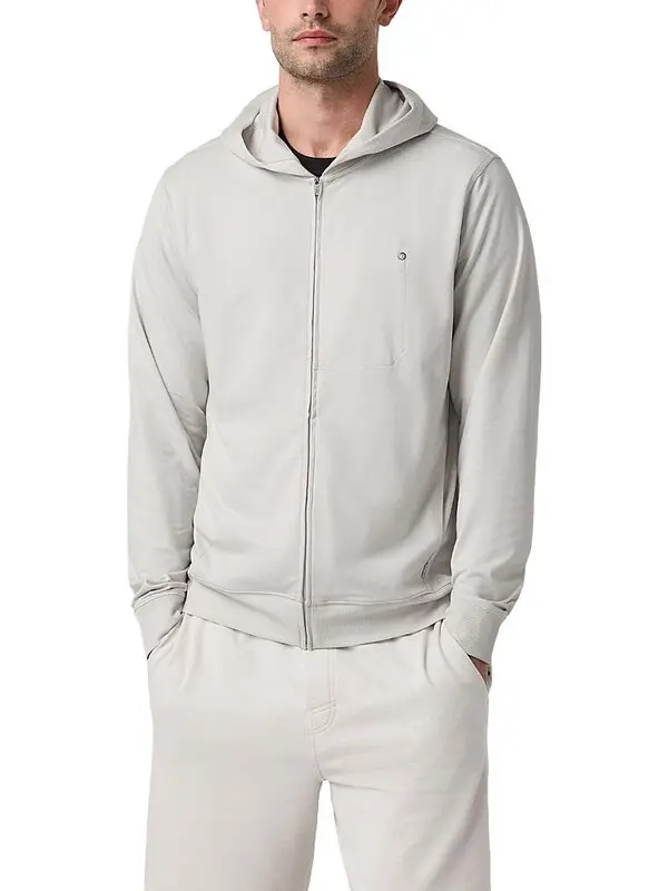 Vuori Ponto Full Zip Hoodie - Salt
