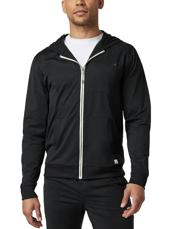 Vuori Coronado Zip-up Hoodie - Black