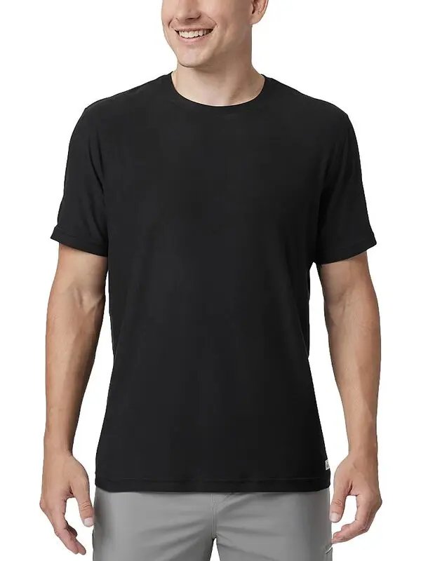 Vuori Strato Short Sleeve Tech Tee - Black
