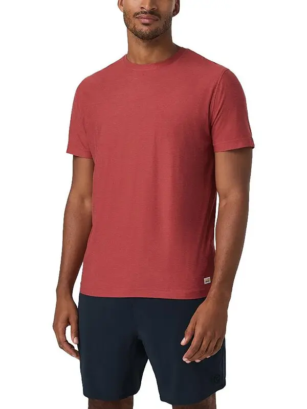 Vuori Strato Short Sleeve Tech Tee - Fire Heather