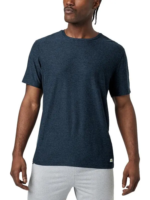 Vuori Strato Short Sleeve Tech Tee - Navy Heather