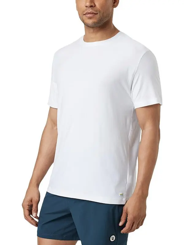 Vuori Strato Short Sleeve Tech Tee - White