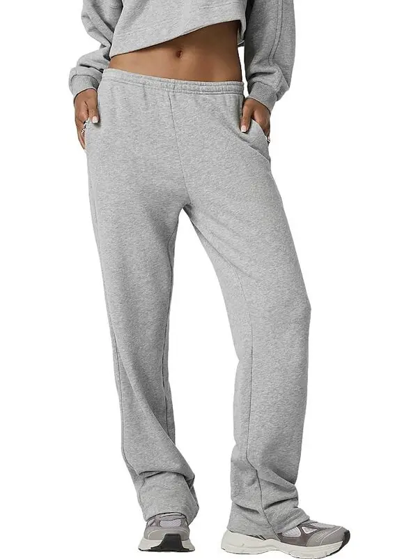 Vuori Straight Leg Sweatpants - Light Grey