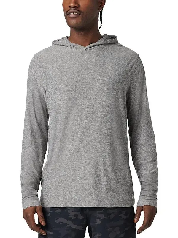 Vuori Strato Tech Long-sleeve Hoodie - Heather Grey