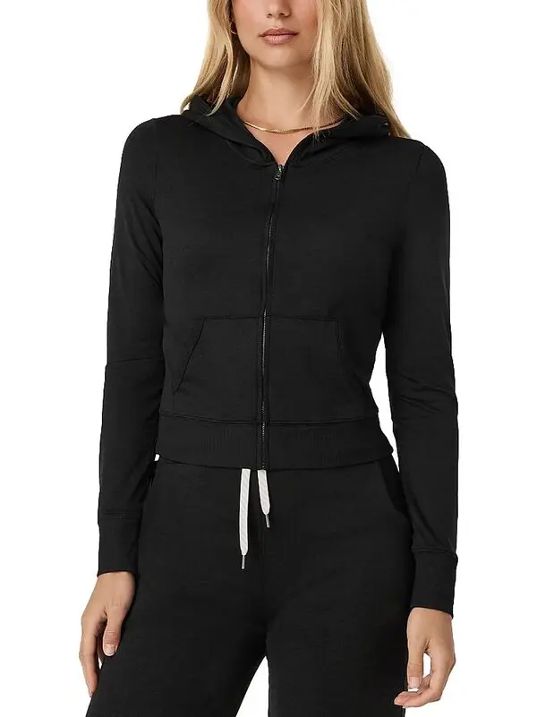 Vuori Halo Zippered Hoodie - Black