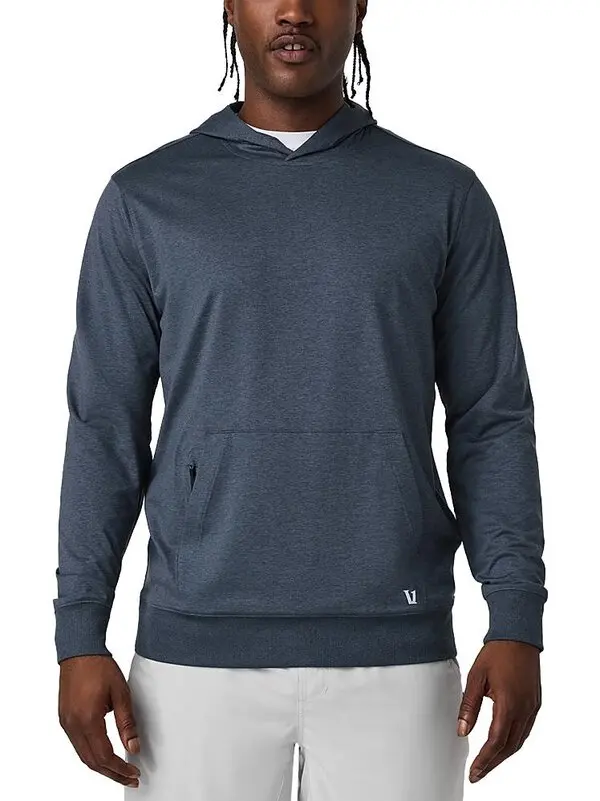 Vuori Athletic Fit Hoodie - Azure