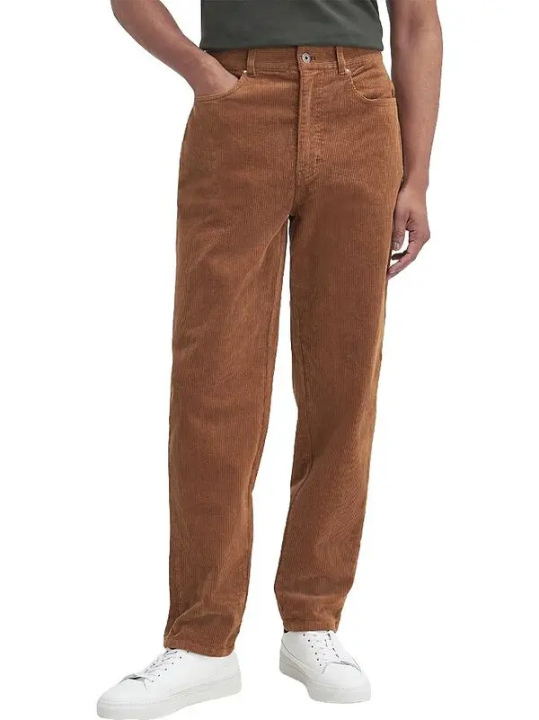 Barbour Stretch Cord Slim Fit Trousers - Dark Honey