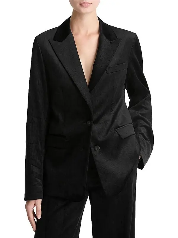 Vince Velvet Blazer - Black