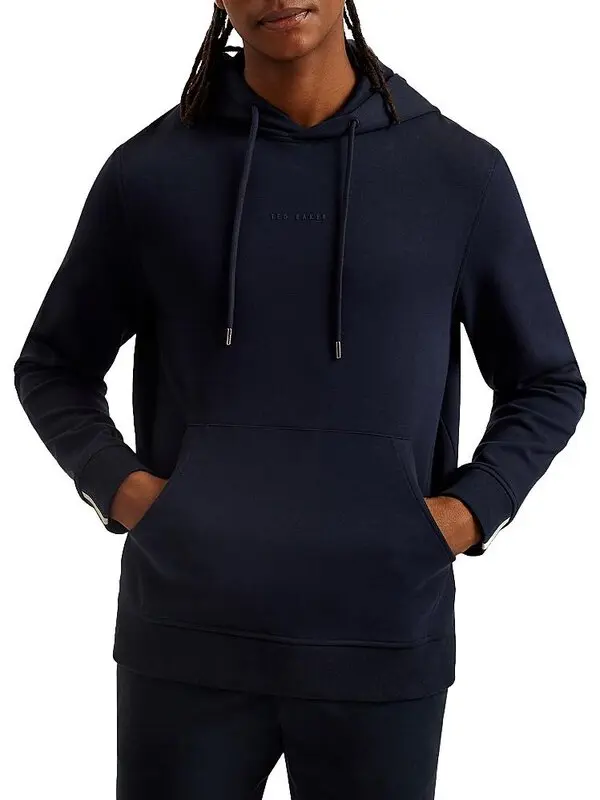 Ted Baker London Regular Fit Hooded Sweatshirt - Navy