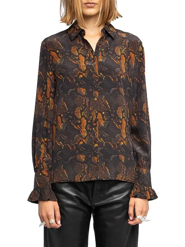 Zadig&Voltaire Thely Silk Shirt - Black
