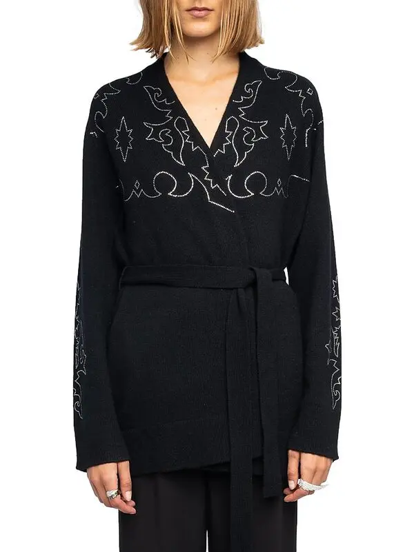 Zadig&Voltaire Salomy Cashmere Cardigan - Black