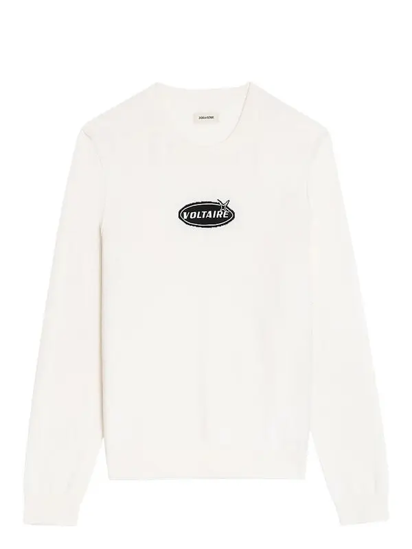 Zadig&Voltaire Kennedy Moto Sweater - Ecru