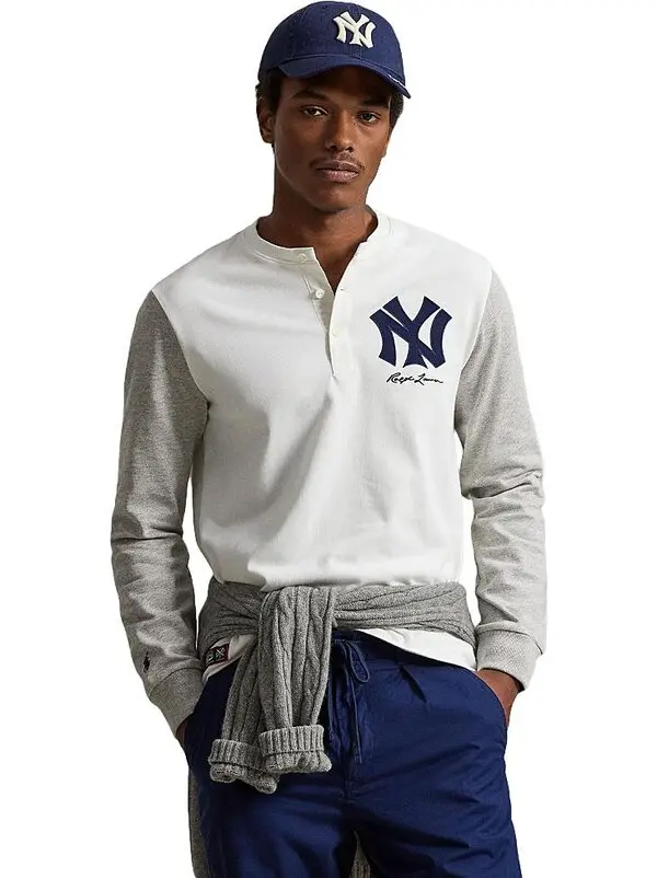 Ralph Lauren Yankees Henley Shirt - Multi