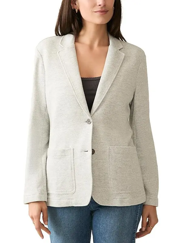 Faherty Brand Inlet Blazer - Heather Grey