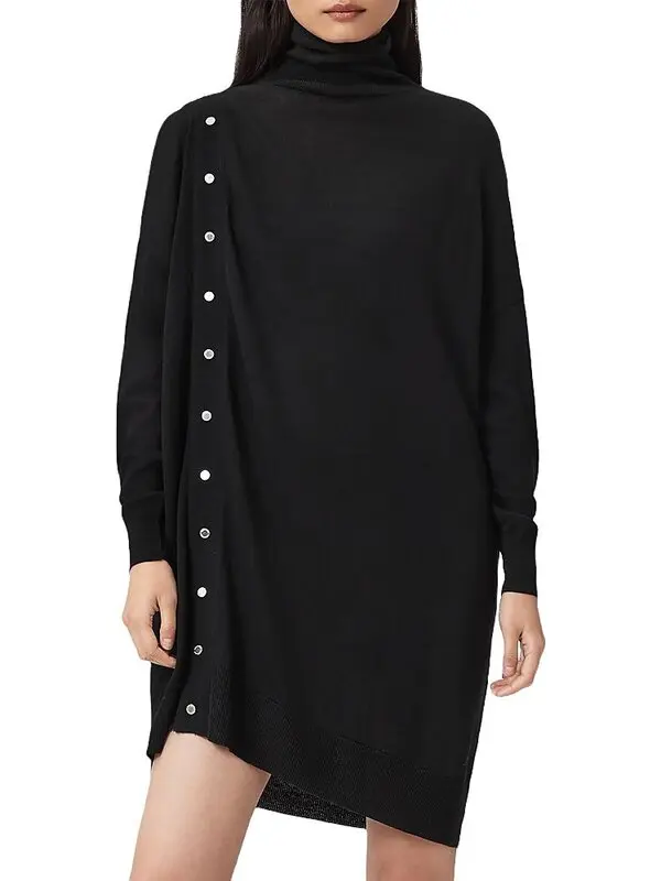 ALLSAINTS Umi Merino Wool Dress - Black