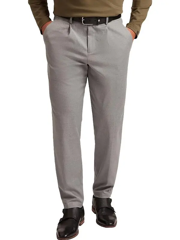 Ted Baker London Tapered Fit Trousers - Light Grey