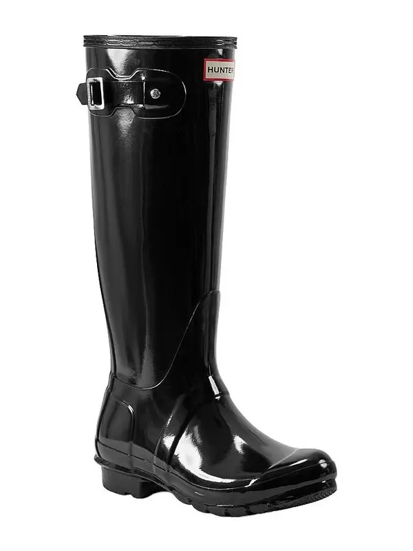 Hunter Original Chelsea Gloss Boots - Black