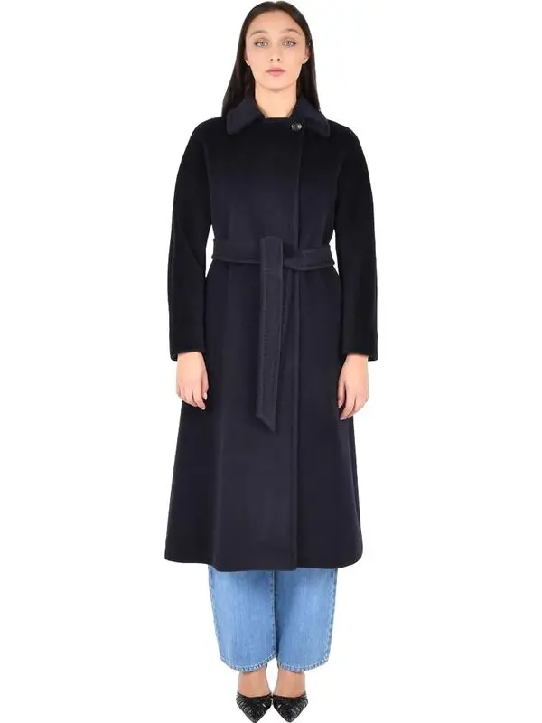 Max Mara Studio Tenzone Coat - Blue