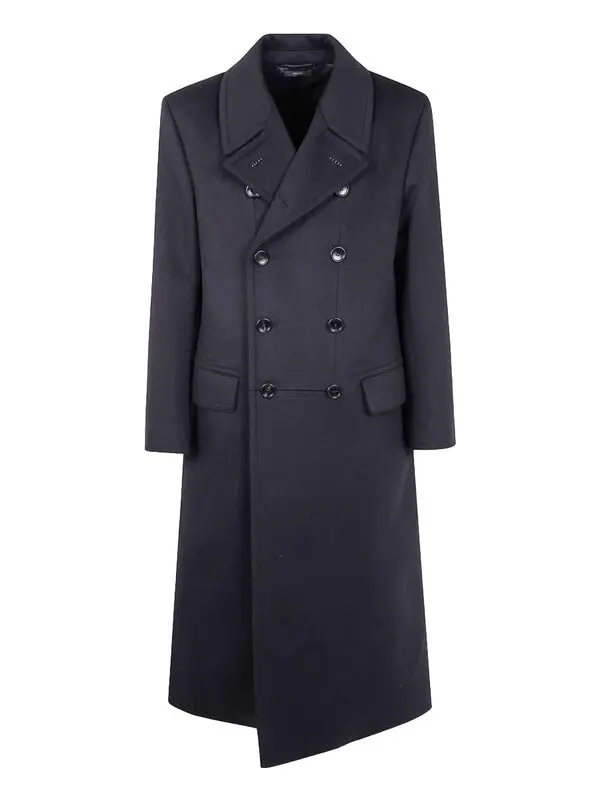 TOM FORD Double-breasted Coat - Black