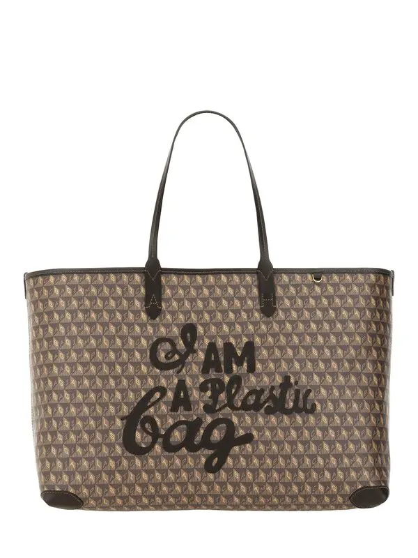 ANYA HINDMARCH I Am A Plastic Bag" Tote Bag - Brown