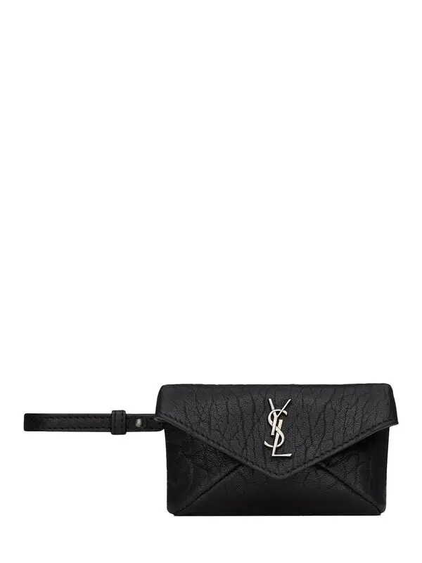 Saint Laurent Micro "envelope" Clutch - Black