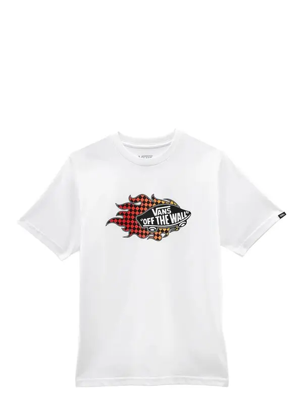 VANS Flame Logo T-shirt - White