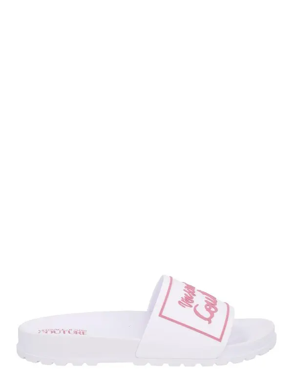 Versace Shelly Slides - White