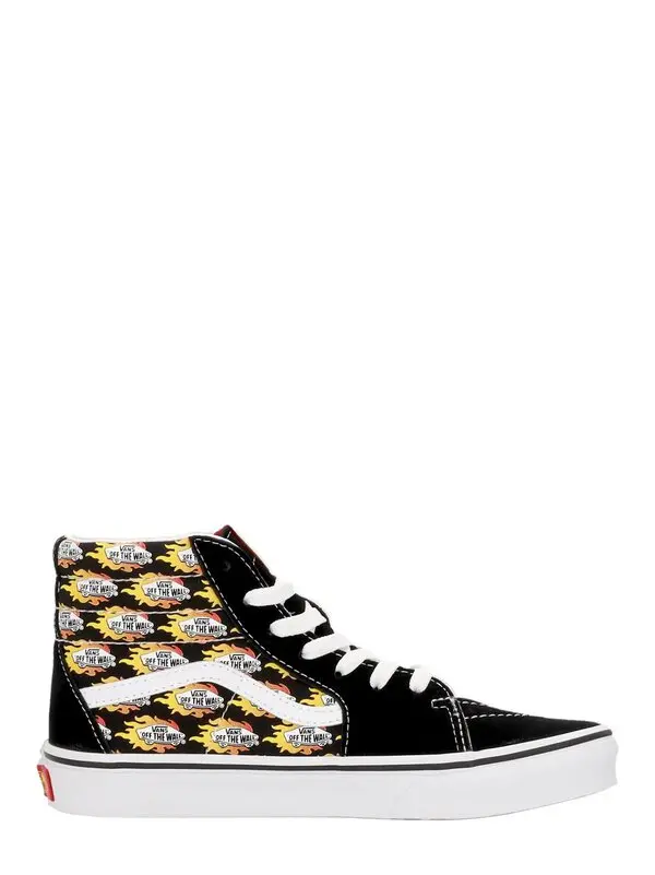 VANS Flame Logo High-top Sneaker - Black