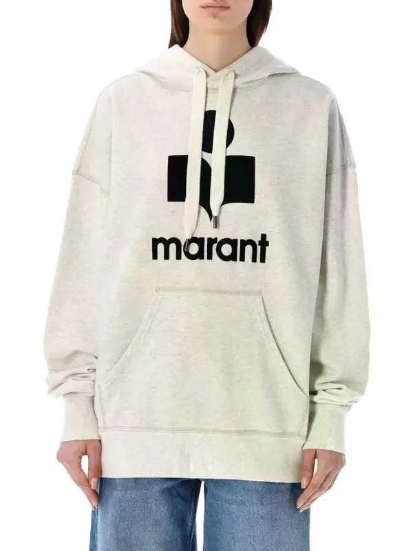 MARANT ETOILE Logo Hoodie - Neutrals
