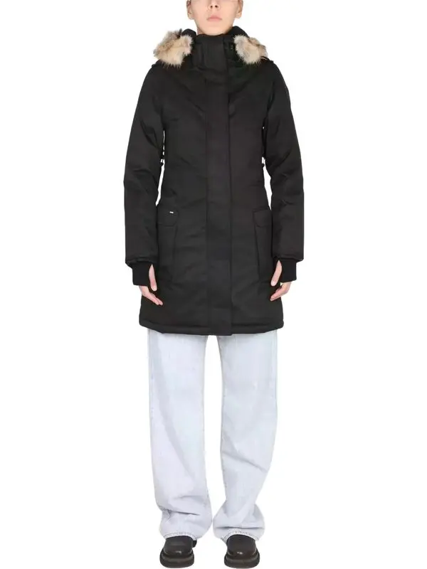 NOBIS Hooded Parka Coat - Black