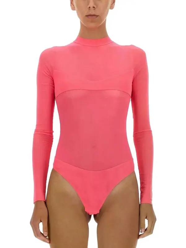 NOT AFTER TEN Long-sleeve Bodysuit - Pink
