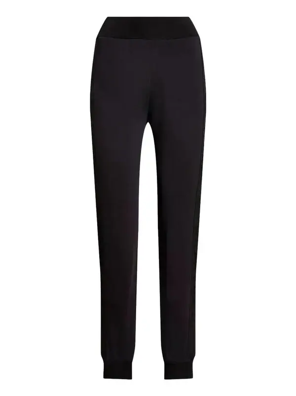 Ralph Lauren Elastic-waistband Track Pants - Black
