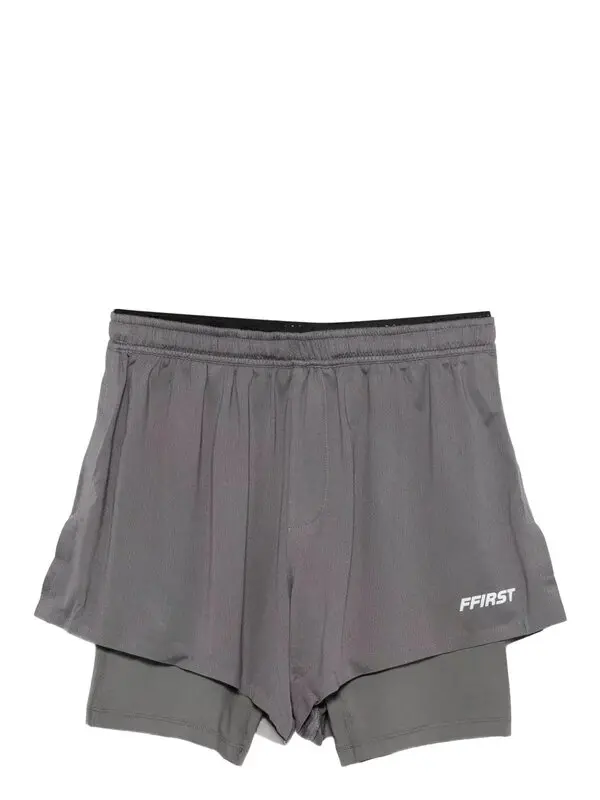 FAMILY FIRST Layered Performance Shorts - Grey